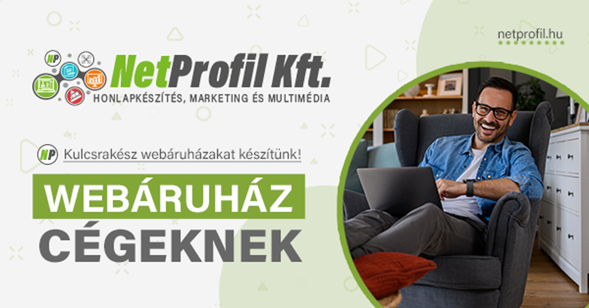 NetProfil | Indíts sikeres webáruházat könnyedén profi támogatással